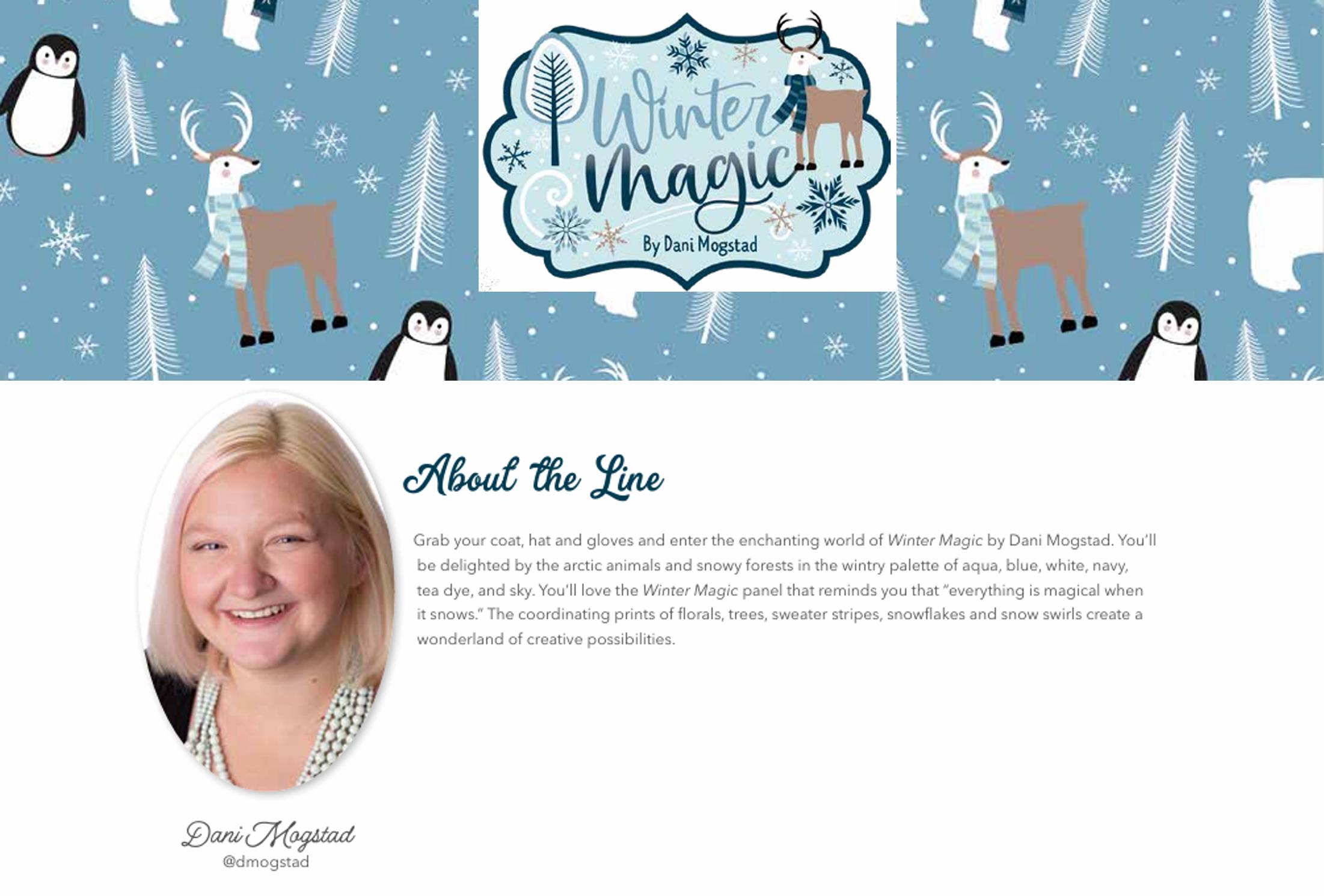 Mitten Smitten Kit, Using Winter Magic by Dani Mogstad for RBD, Winter ...