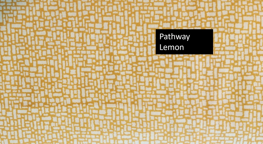 Transparency, Pathway Lemon, SKU 17027-33, Benartex Fabric by Modern Quilt Studio, Secret Agent ...
