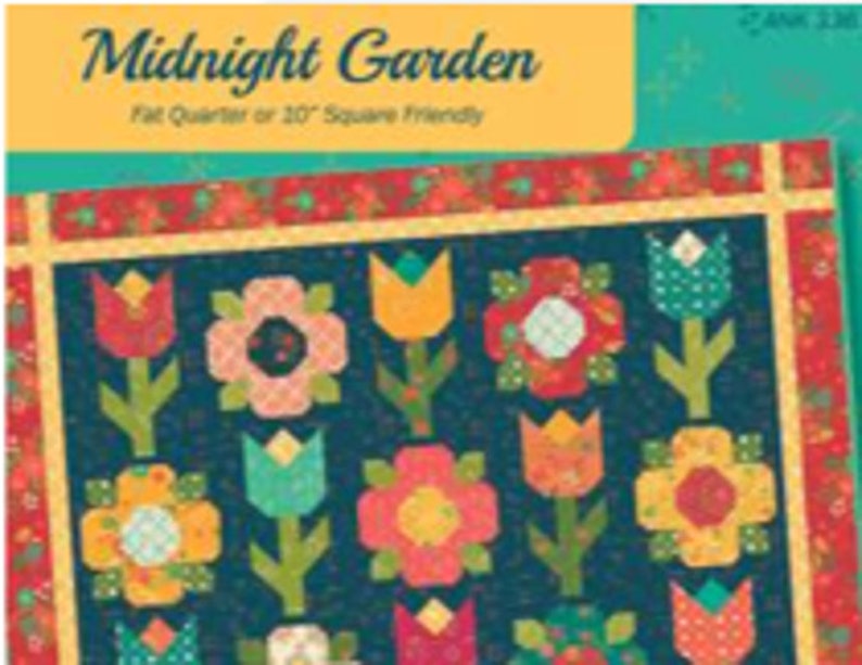 Midnight Garden Quilt Pattern, From Ankas Treasures, by Heather ...