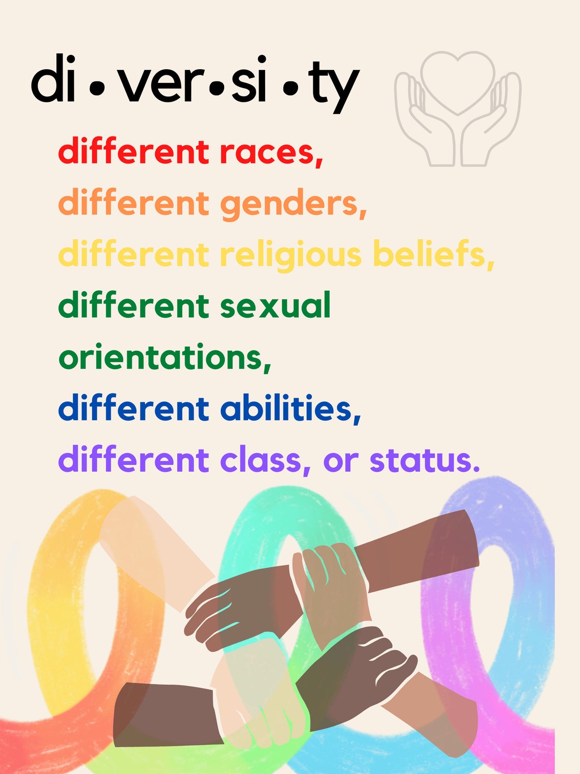 Diversity Printable Poster - Etsy