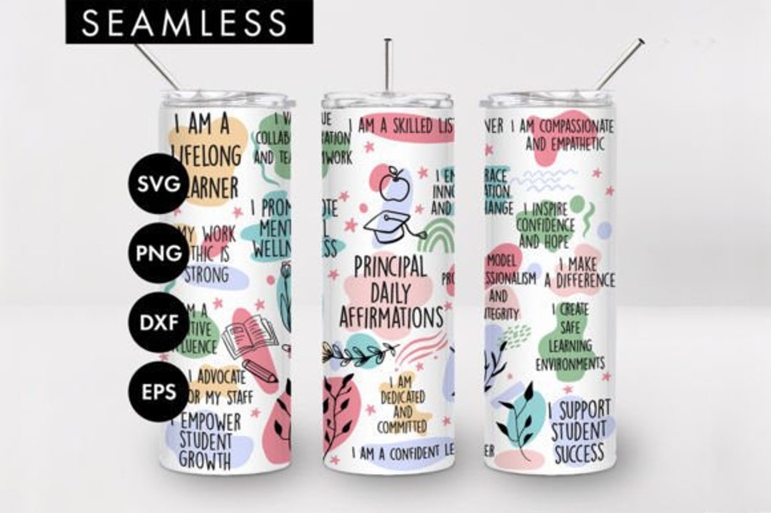 Positive Affirmations Tumbler Wrap Butterflies Just Breathe