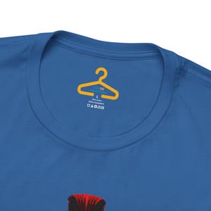 Red Spartan Warrior T-shirt for Him - Fierce Armored Design - Unique ...