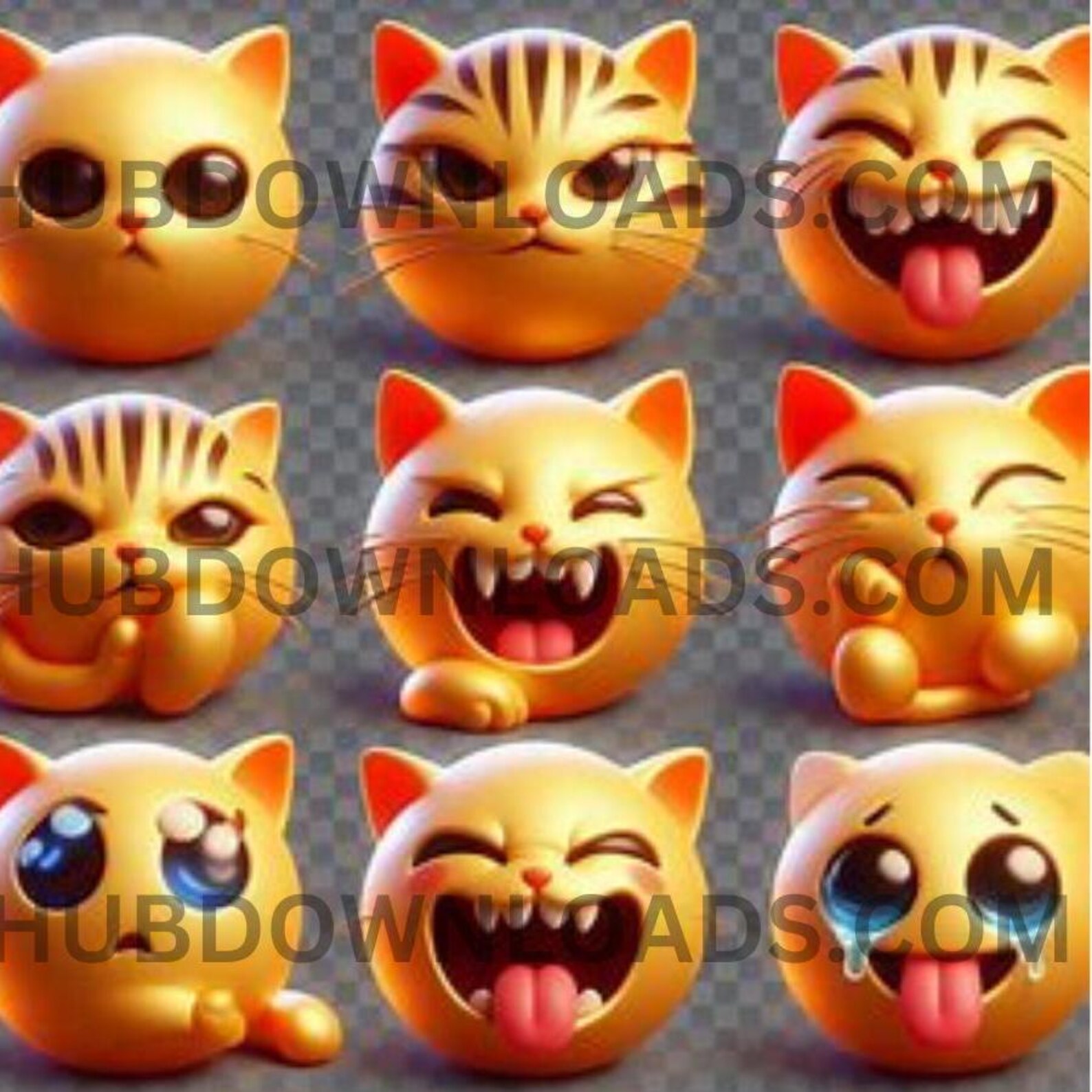Adorable Mewing Kitty Cat PNG Instant Download Cute Feline Clipart for ...