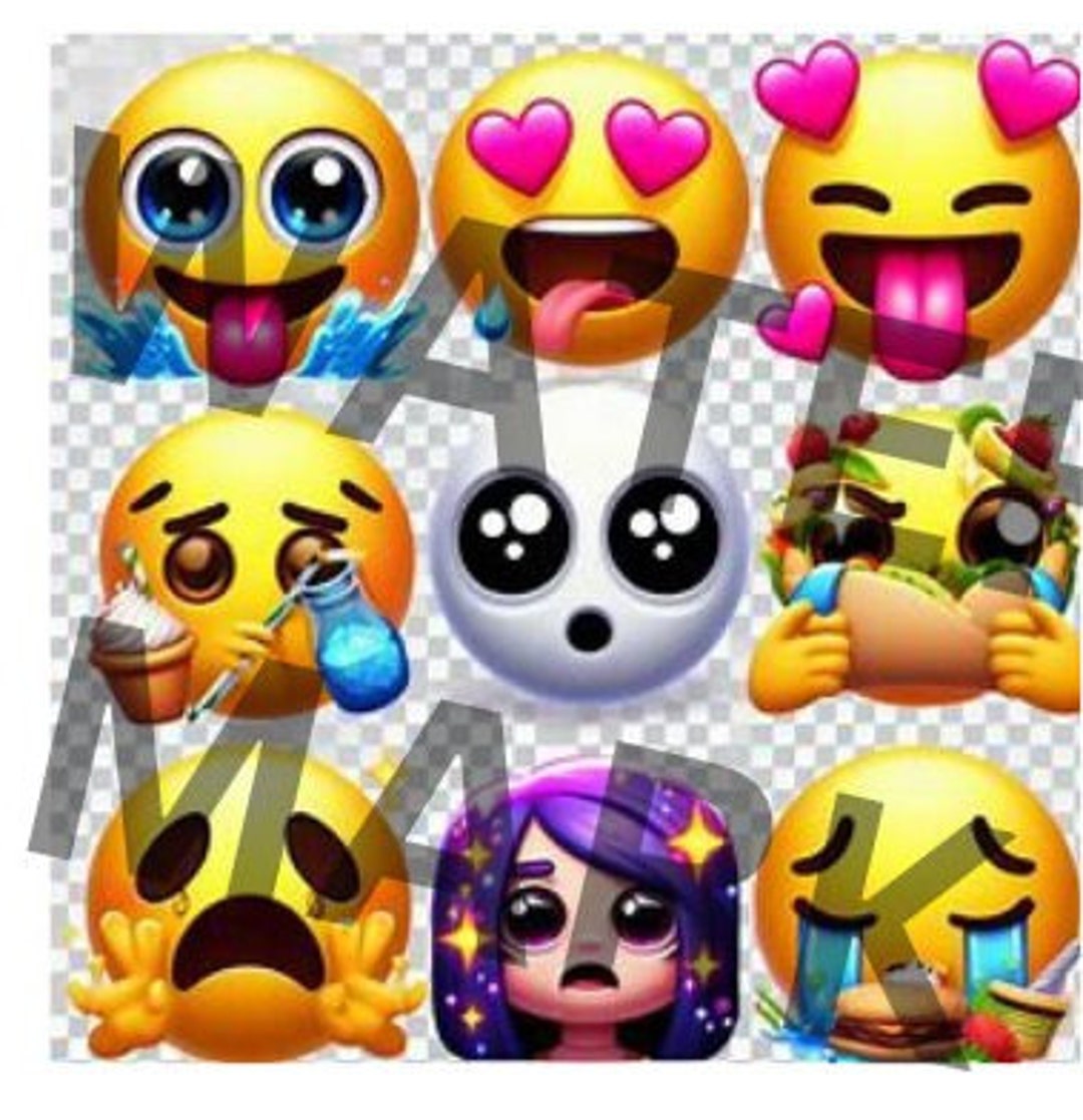 Smiley Face Emoji Digital Downloads for Tiktok, Videos & More! - Etsy