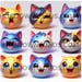 Digital Mewing Kitten Face PNG - Instant Download, Cute Cat Lover Gift ...