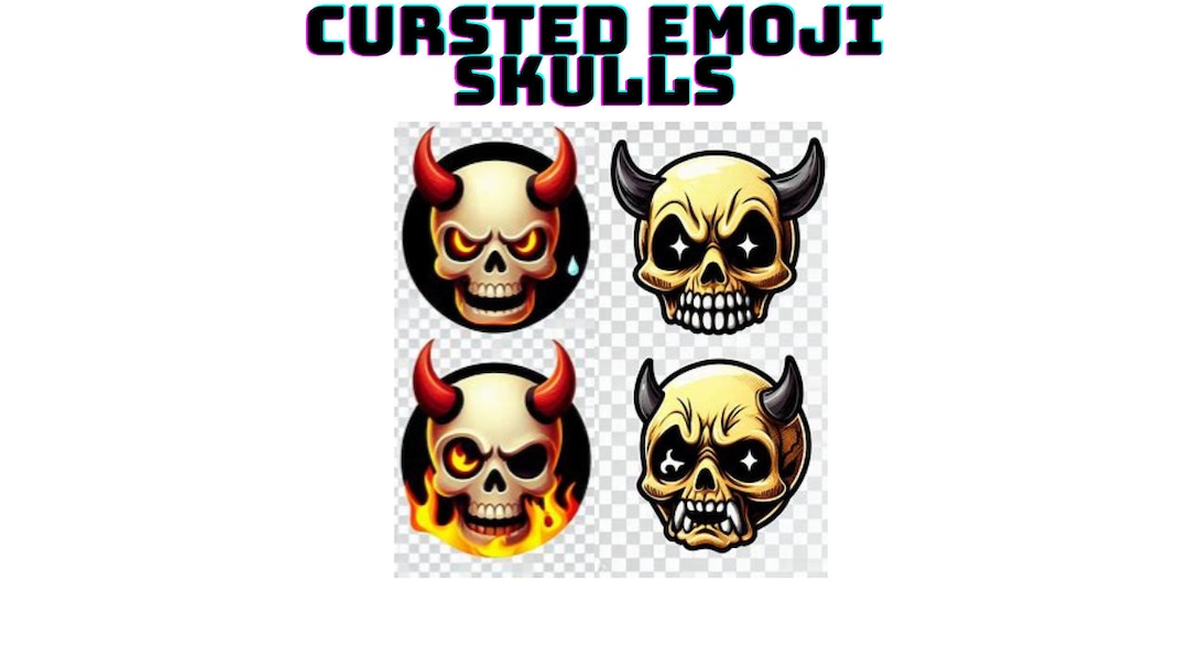 Cursed Emoji Pack 4 PNG Files With Transplant Background for Offline ...
