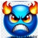 Angry Blue Emoji Digital Download | Printable Clipart | Instant ...