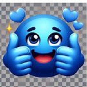 4 PNG Blue Emoji Downloads - Fun & Happy Emoticon Clipart for Crafting ...