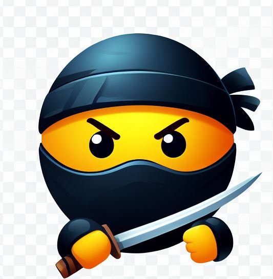 Ninja Emojis PNG Files - Etsy