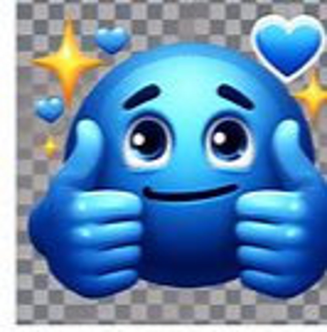 4 PNG Blue Emoji Downloads Fun & Happy Emoticon Clipart for Crafting ...