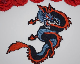 Fashion Dragon Patch, Animal Head Patch, Iron on Patch - Etsy