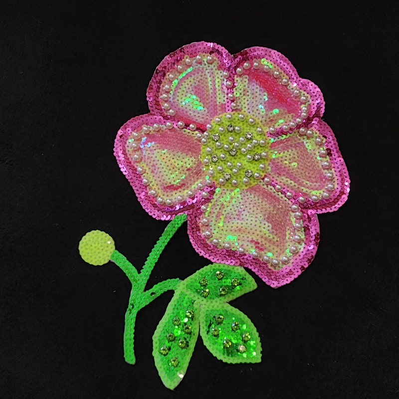 Sequin Flowers - Etsy
