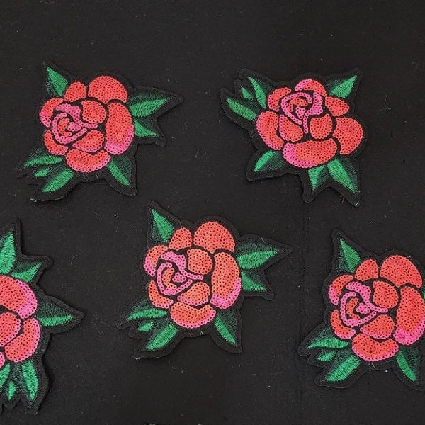 Sequin Flowers - Etsy