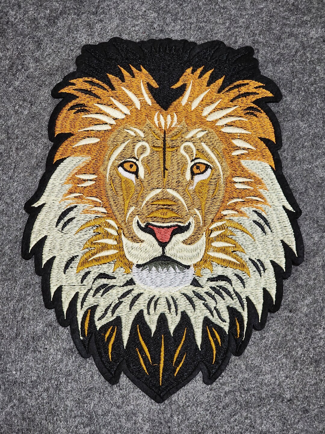 Lion Head Patch, Fashion Animal Patch, Iron on Embroidered Patch - Etsy