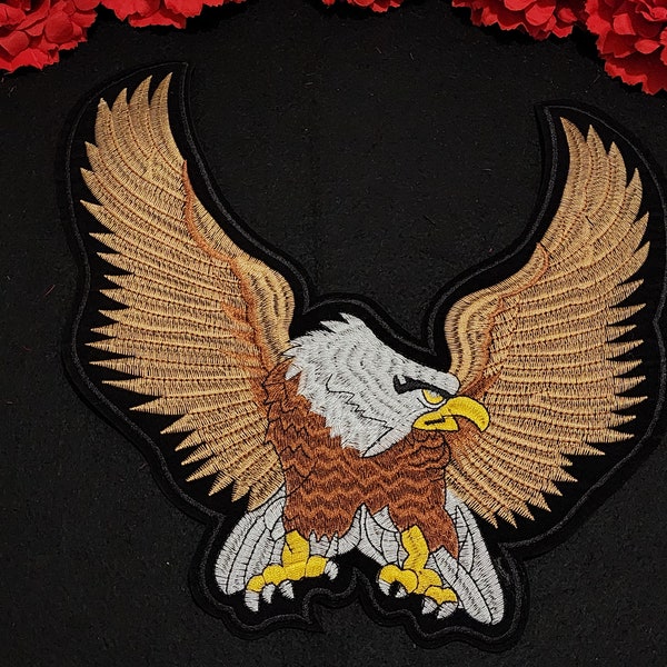 Embroidered Eagle - Etsy