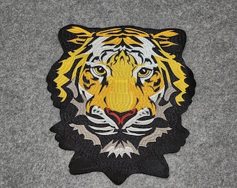 Large Tiger Patch, Fashion Tiger Patch, Iron on Embroidered Animal ...