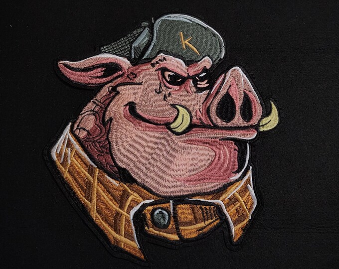 Pig Patch, Fashion Embroidered Animal Patch, Iron On - Etsy