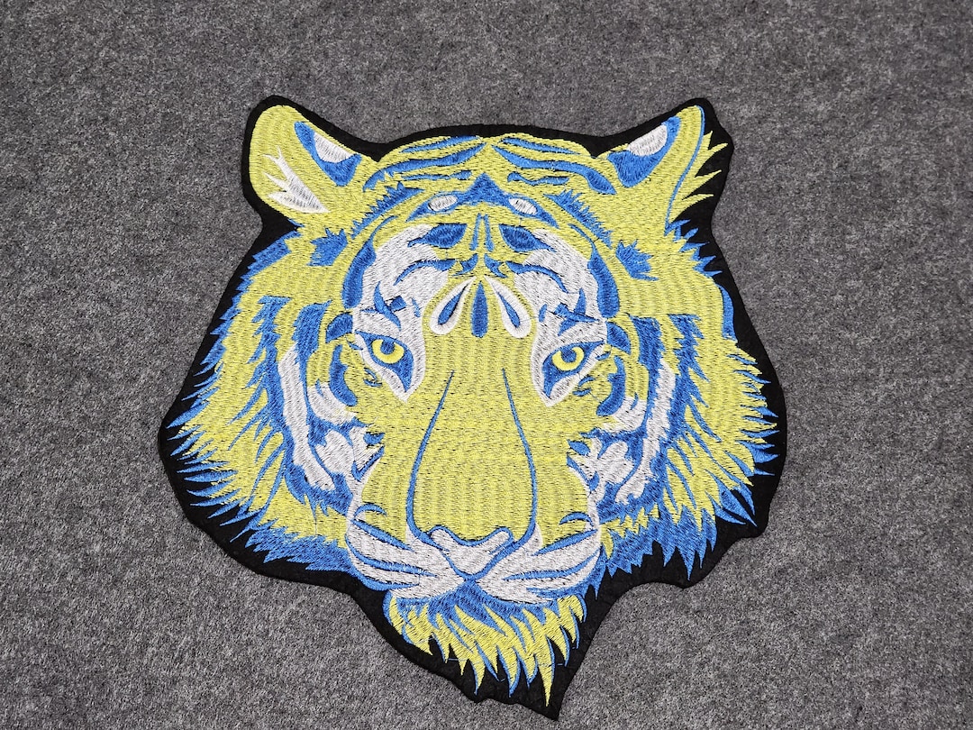 Tiger Head Patch, Fashion Animal Patch, Iron on Embroidered Patch - Etsy