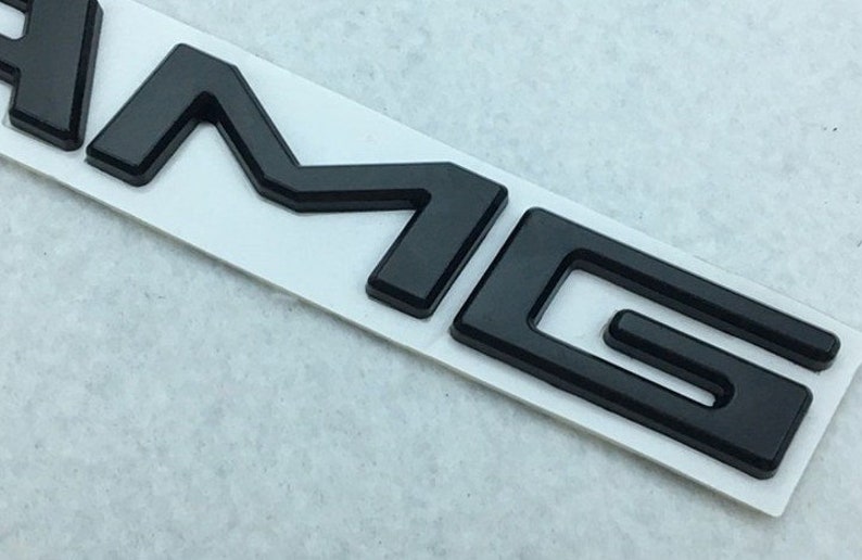 Amg Logo, AMG Mercedes Emblem, Amg Boot Badge, Gloss Black Amg ...