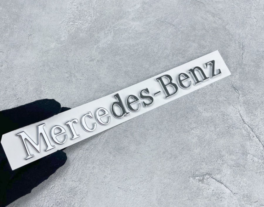 Logo Mercedes-benz, emblème Mercedes, insigne de coffre Mercedes-benz ...