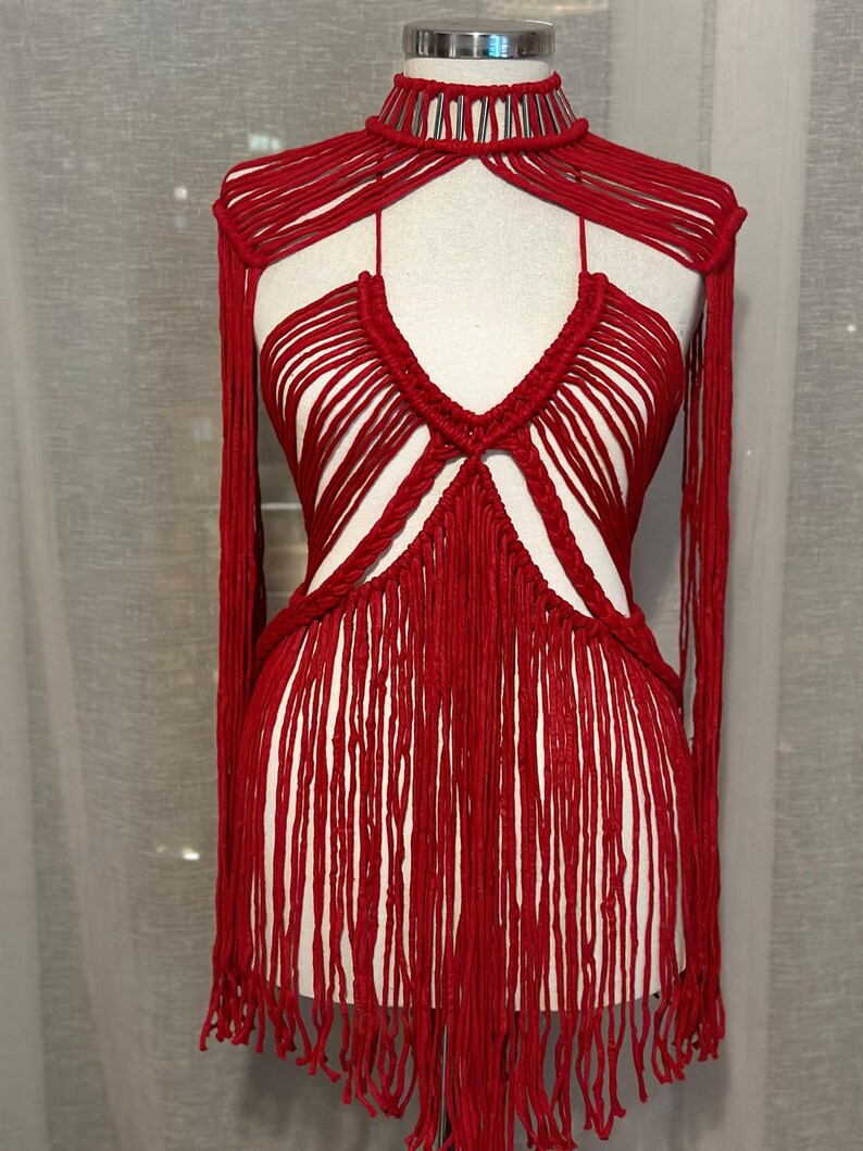 Beach Wedding Dress, Macrame Wedding Dress, Rave Outfit, Burning Man ...