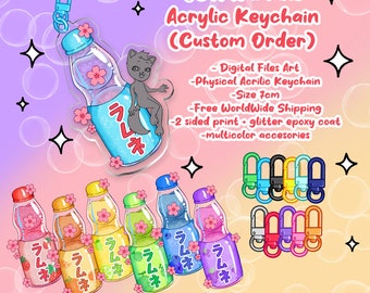 YCH Commission Milk Box Custom Acrylic Keychains CUSTOM ORDER - Etsy