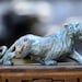 Jiulong Jade Leopard Sculpture: Hand Carved Crystal Decor (11.6") - Etsy