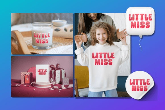 Doodle Letters Groovy Font Canva Frames, Letters Photo Template, Fun ...