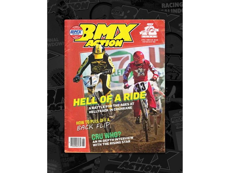 Rad Movie BMX Action Poster. Magazine Mashup - Etsy