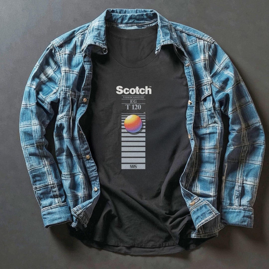 Retro 80s VHS Shirt, 1980s Kids Tee, Vintage Cassette Tape T-shirt for ...