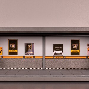 Diorama Lamborghini Showcase for Diecast Cars 1:43 With LED Light. - Etsy