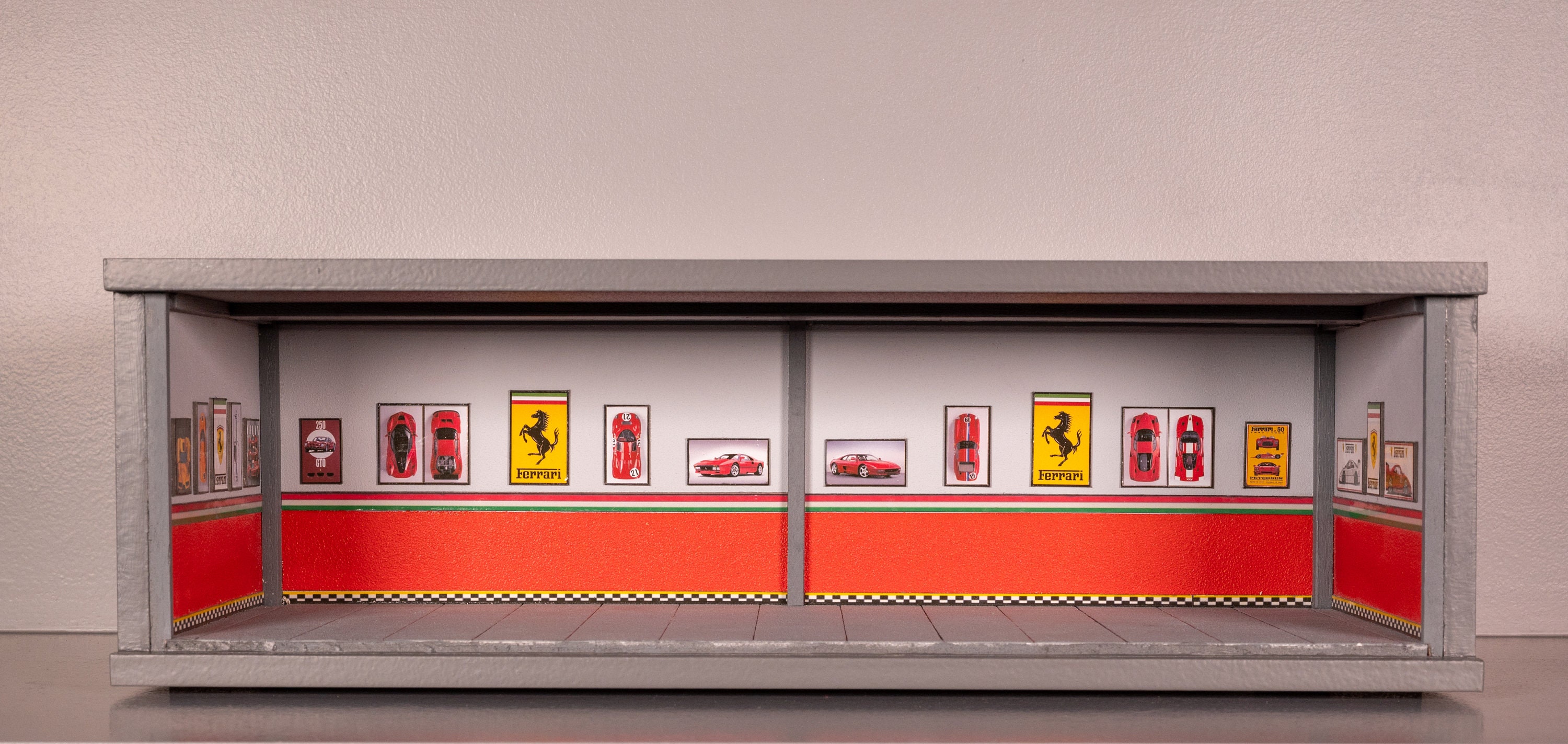 Diorama Ferrari Showcase 1:43 Scale - Etsy