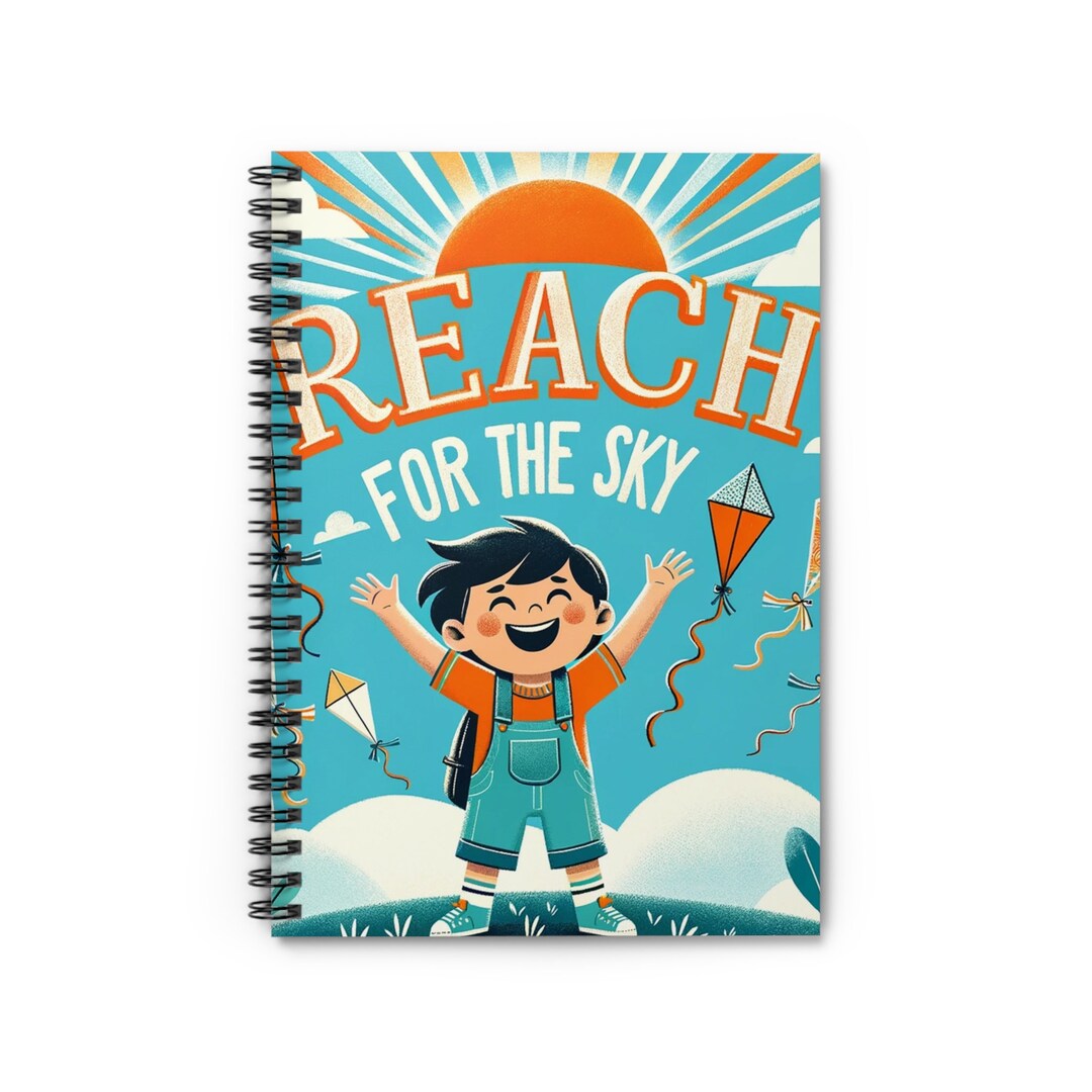 Skyward Aspirations: A Child's Adventure Journal Spiral Notebook ...
