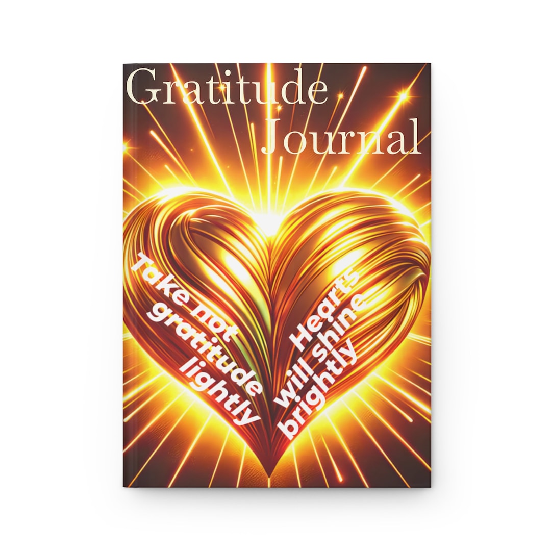 Radiant Heart Gratitude Journal Gift/hardcover Journal Matte - Etsy