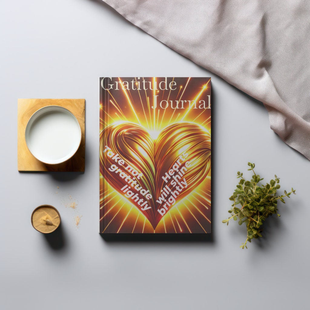 Radiant Heart Gratitude Journal Gift/hardcover Journal Matte - Etsy