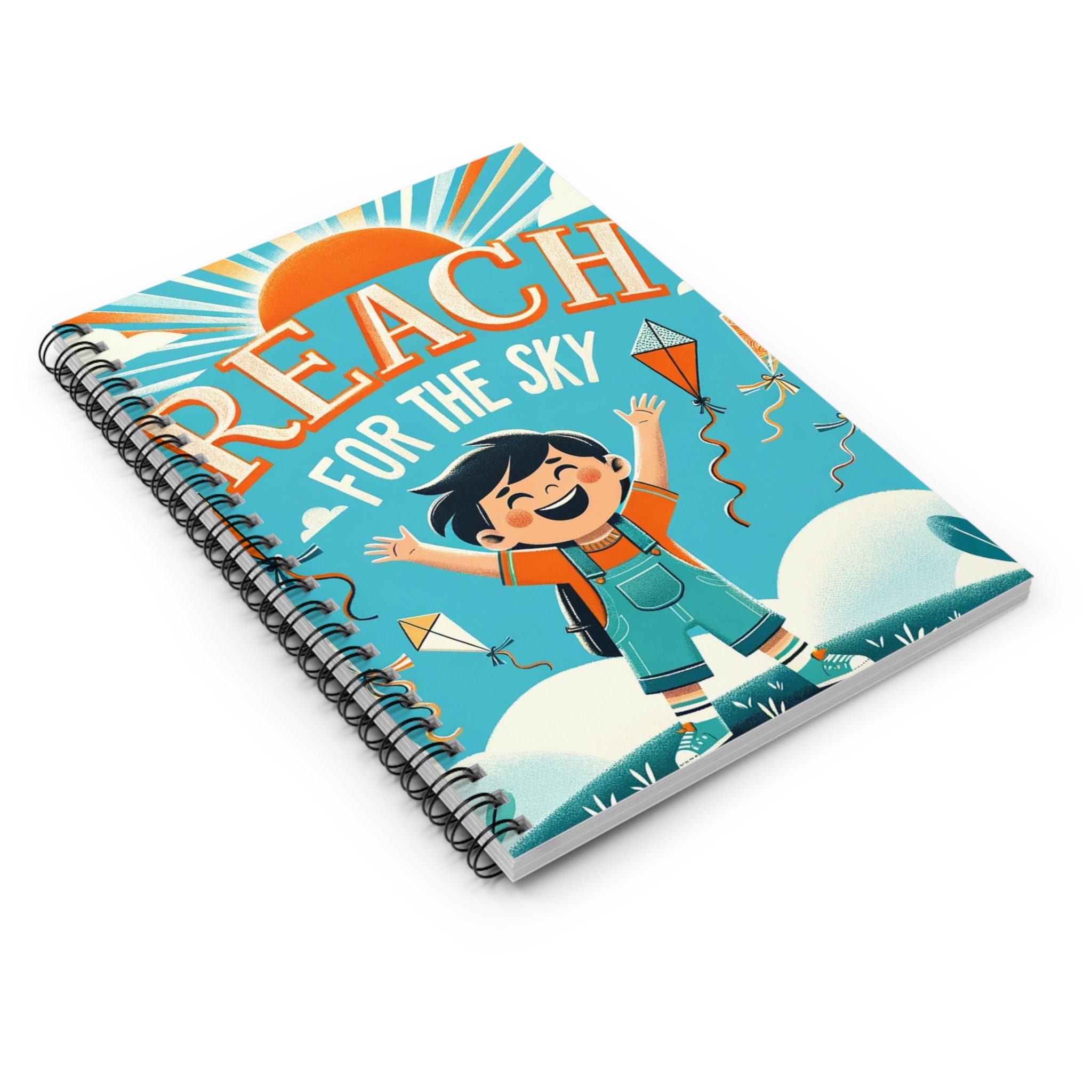 Skyward Aspirations: A Child's Adventure Journal Spiral Notebook ...