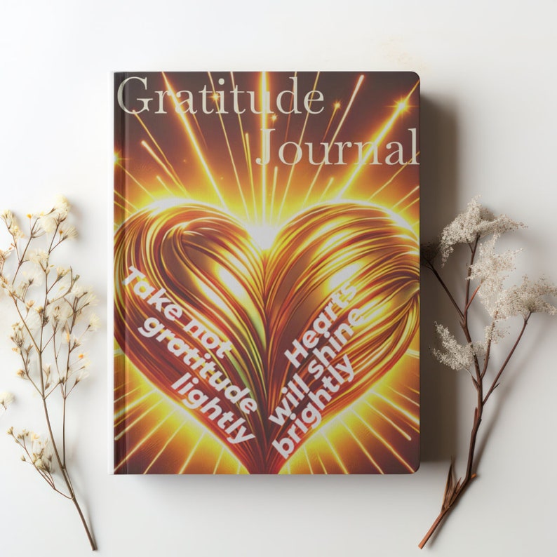 Radiant Heart Gratitude Journal Gift/hardcover Journal Matte - Etsy