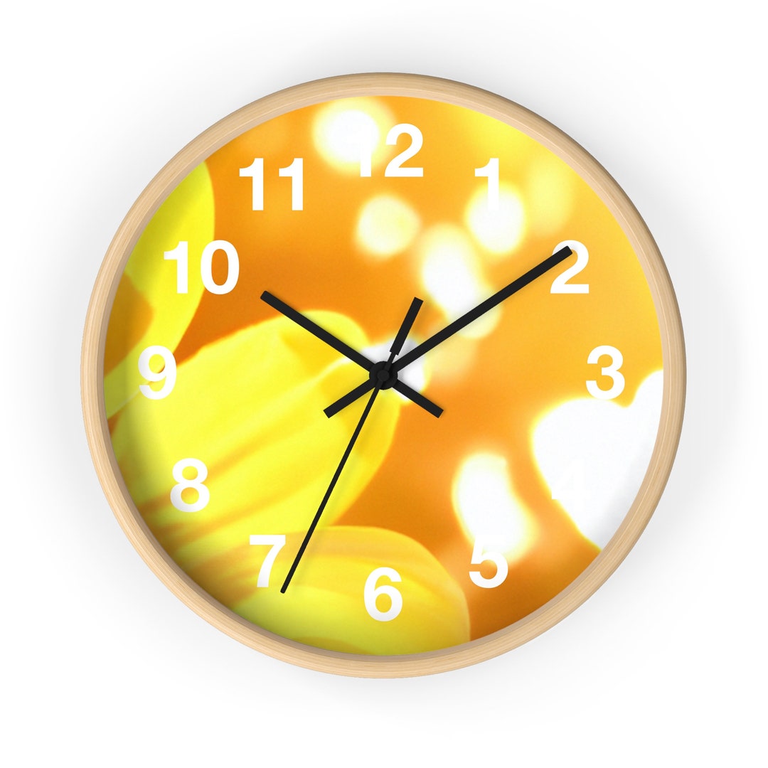 Create Your Own Sunshine Wall Clock - Bright Sunflower Design - Etsy
