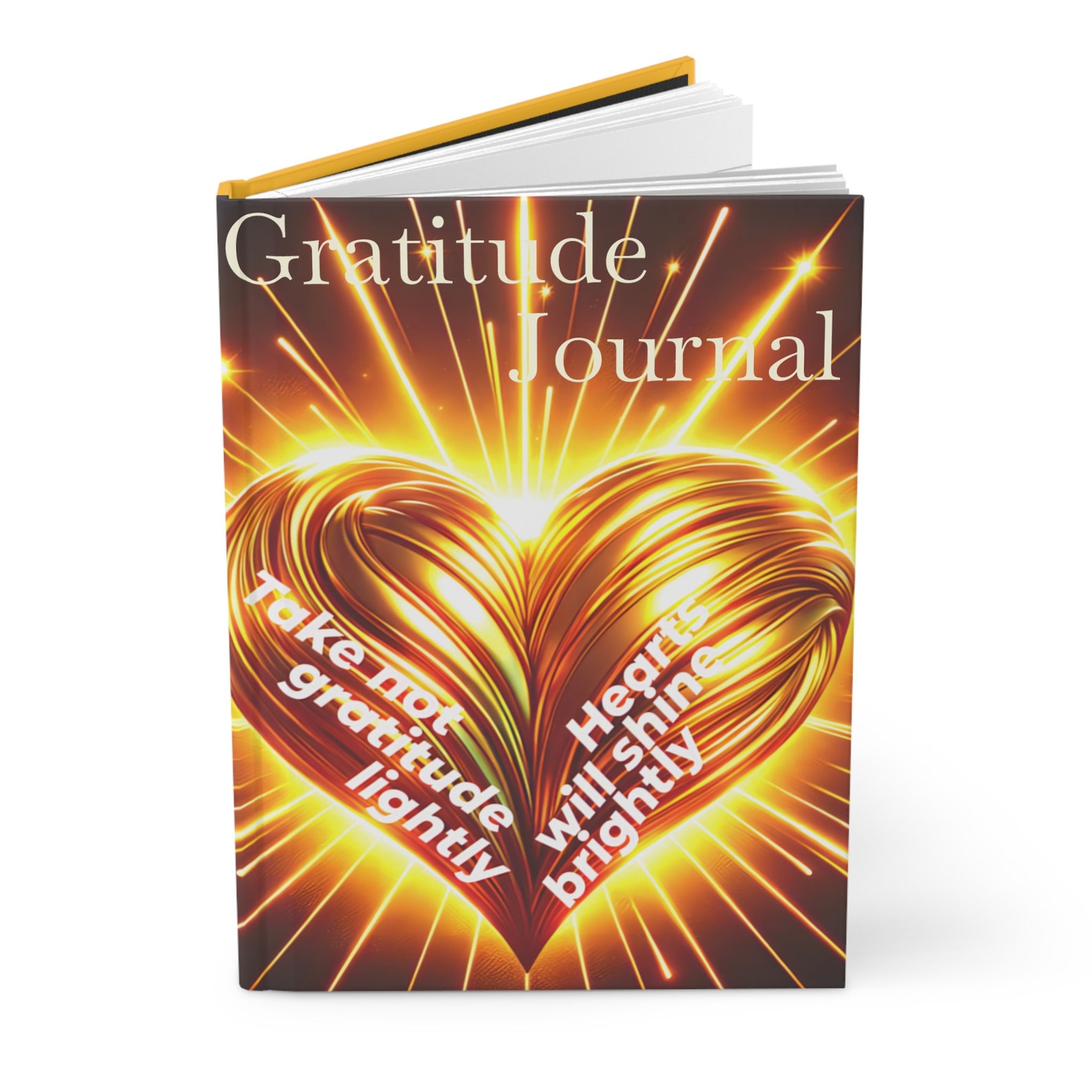 Radiant Heart Gratitude Journal Gift/hardcover Journal Matte - Etsy
