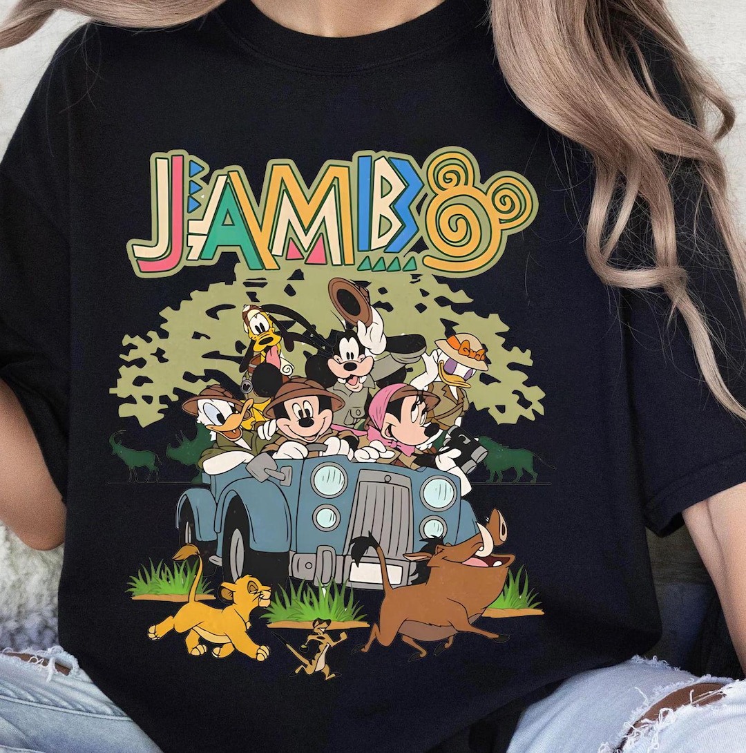 Retro the Lion King Jambo Animal Kingdom Theme Park Shirt | Disney ...