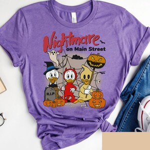 Retro Halloween Huey Dewey and Louie Shirt | Nightmare on Main Street T ...