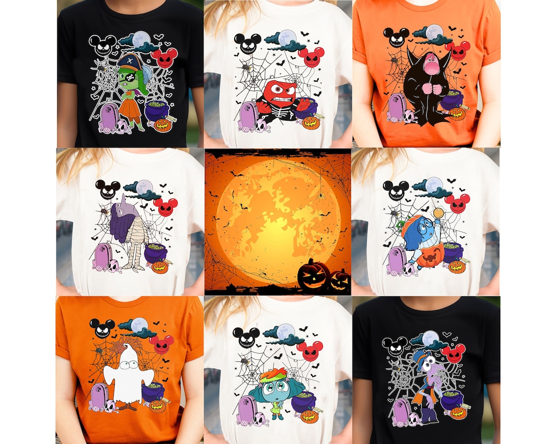 Disney Pixar Inside Out 2 Characters Halloween Costume Shirt | Disney ...