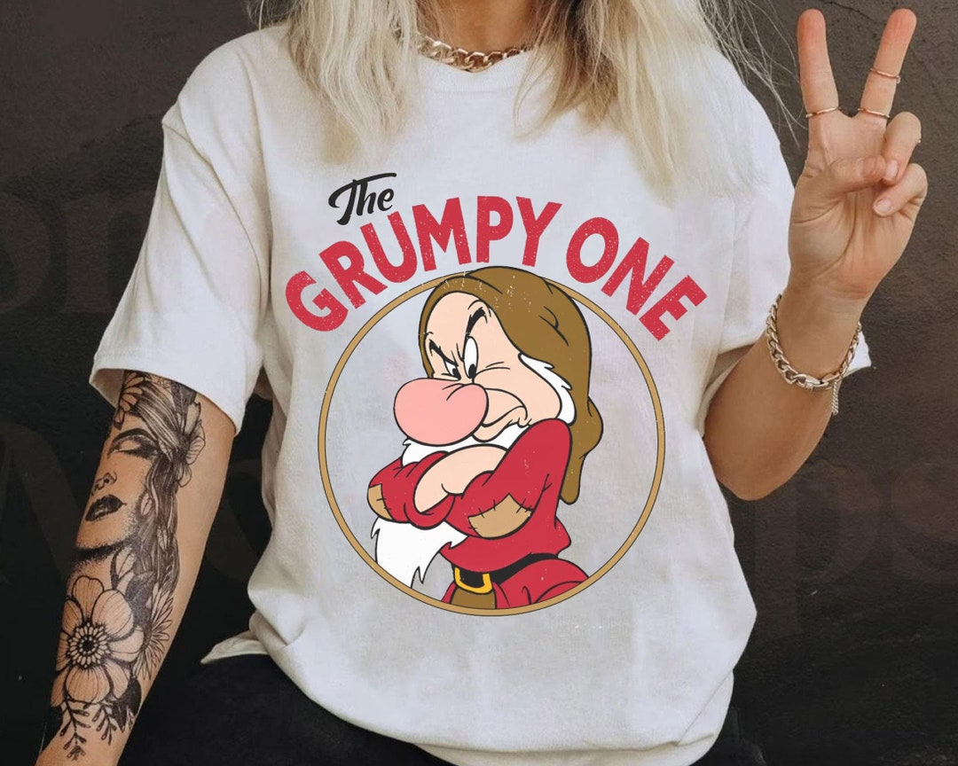 Retro 90S the Grumpy One Shirt | Snow White and Seven Dwarfs T-shirt ...