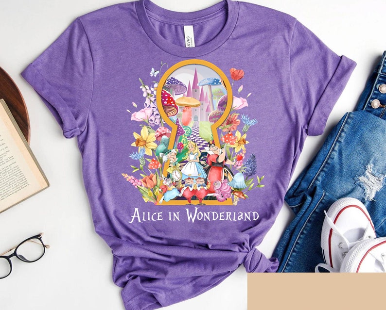 Retro 90S Disney Alice in Wonderland Sweatshirt Disney - Etsy