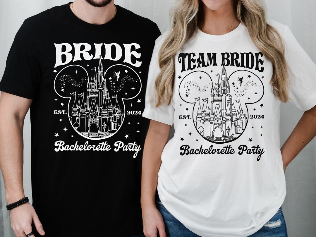 Disney Castle Team Bride and Bride to Be Shirt Disney Bachelorette ...