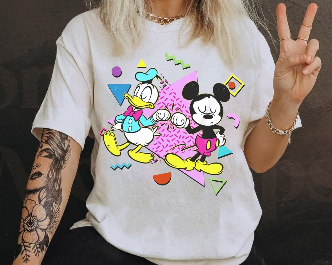 Retro 90S Disney Mickey Mouse and Donald Duck Shirt | Disney Birthday ...