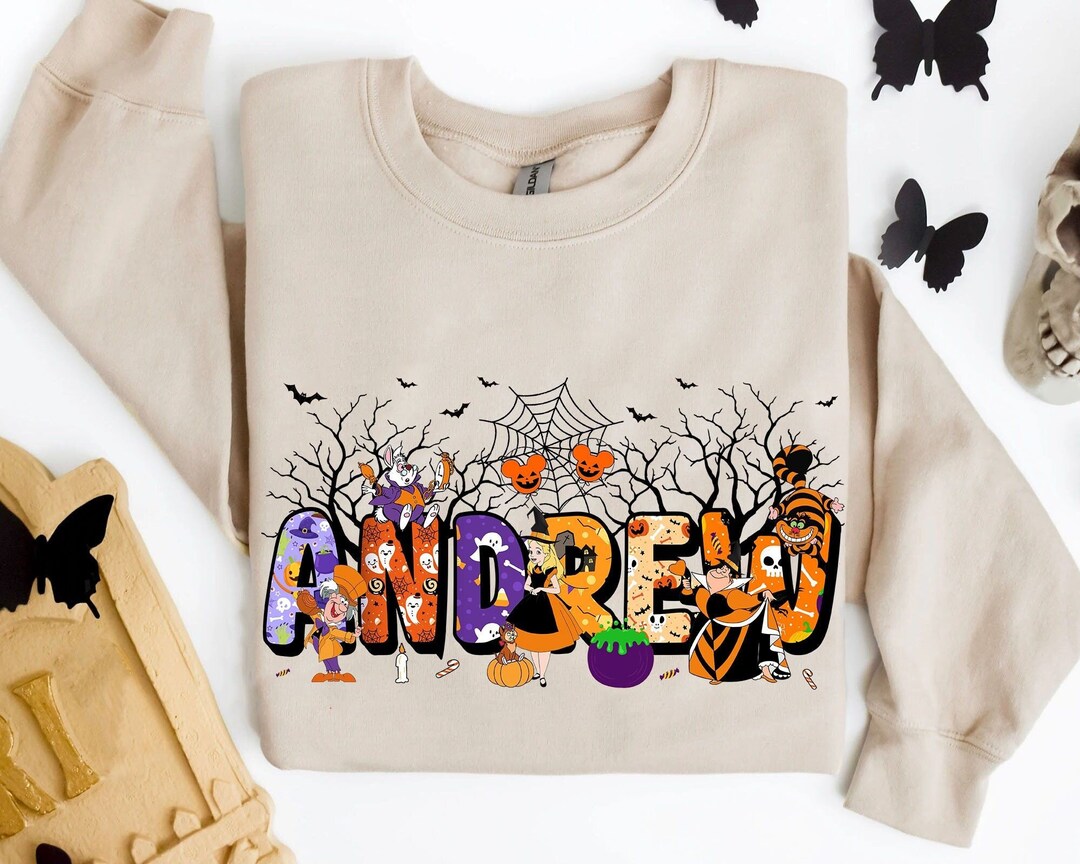 Custom Name Alice in Wonderland Halloween Costume Shirt | Disney ...
