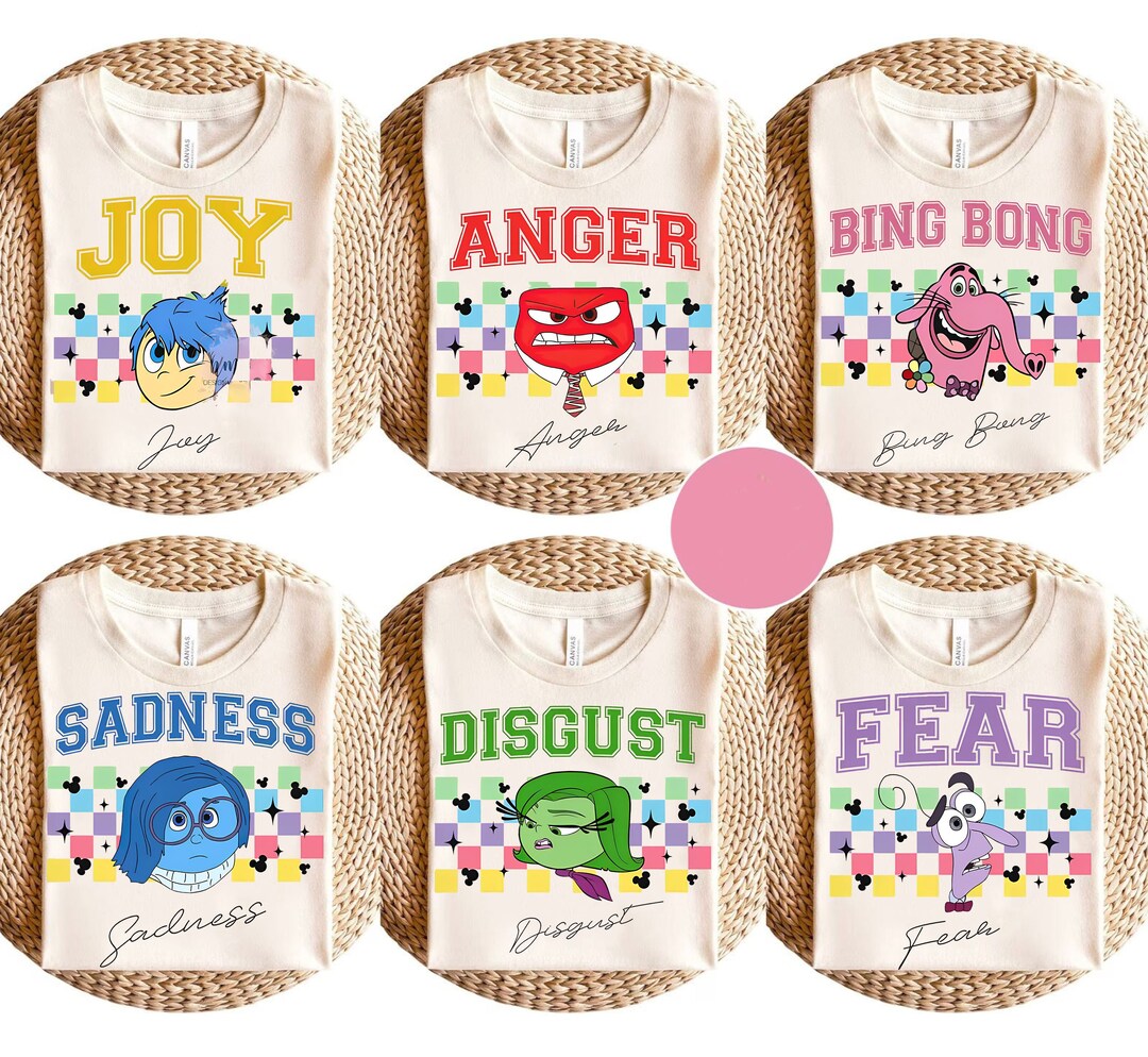 Disney Pixar Inside Out Characters Group Shirt | Today is A Core Memory ...