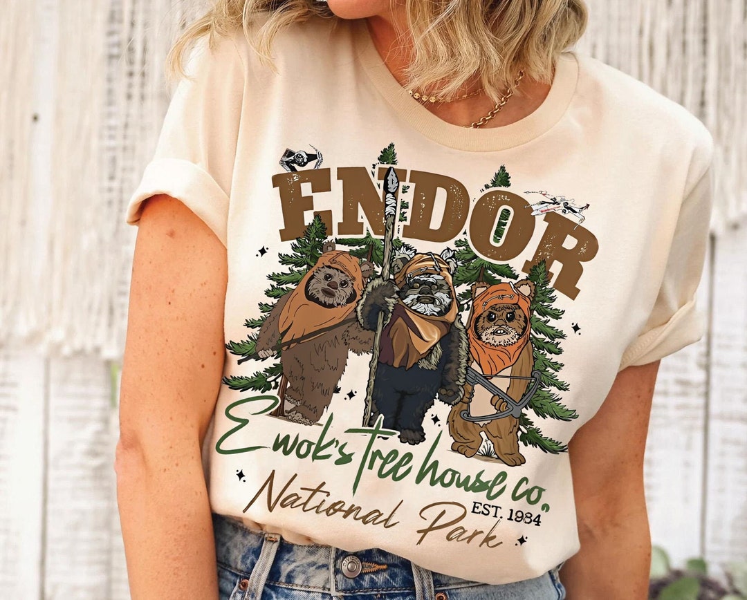 Endor Star Wars Vintage Shirt | Endor Ewok's Tree House Co. National ...