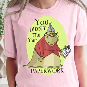 Vintage Monster Inc Disney Shirt | Retro Disney Roz You Didn't File ...
